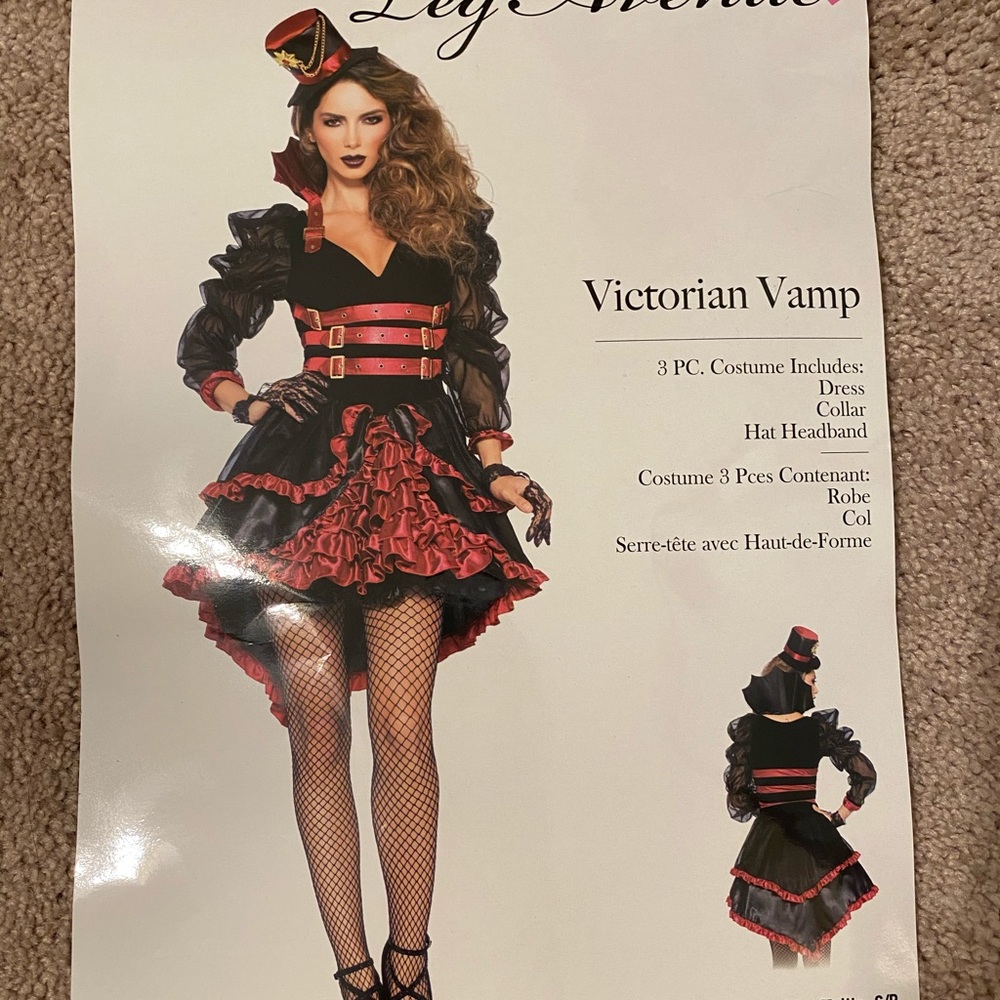 Victorian Vamp Halloween Costume - Gem
